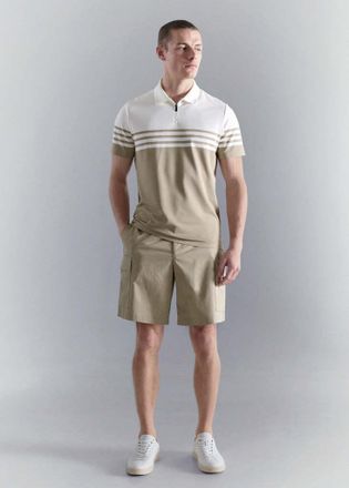 Mango Bermuda cargo r&eacute;sistant &agrave; leau beige - Homme - 38 - MANGO MAN