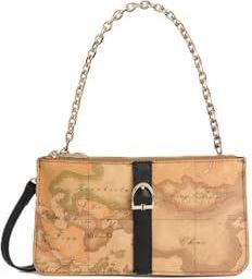 Alviero Martini 1A Classe Alviero Martini Valley Geo bandoulière double Noir