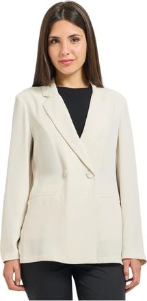Pennyblack Femme, Vestes, Blanc, Taille: 40 FR Veste crois&eacute;e