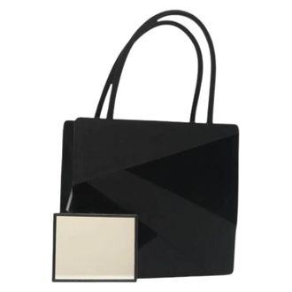 Bottega Veneta Pre-owned Velor Hand Bag - - Pre-owned - Damen - Schwarzk - ONE SIZE