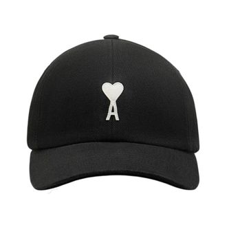 Ami Homme, Accessoires, Noir, Taille: ONE Size Casquette Ami de Coeur