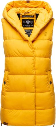 Navahoo Damen Steppweste Madilynaa - Lang & Gefüttert