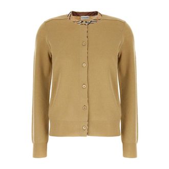 Burberry Stilvolle Strickkollektion - - Knitwear - Damen - Beige - M