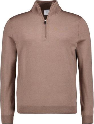 Bogner Herren Troyer braun Schurwolle unifarben