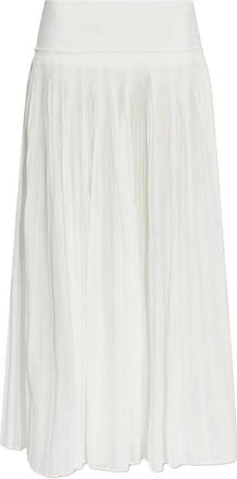 R&oacute;he Femme, Jupes, Blanc, Taille: 38 FR Pleated Maxi Skirt