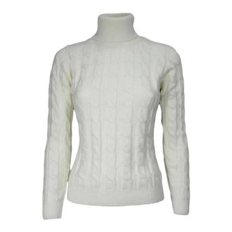 Cashmere Company Rollkragen - - Knitwear - Damen - Wei&szlig; - XS