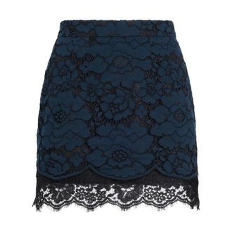 Patou Spitzen-Minirock - - Skirts - Damen - Blau - S