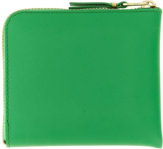Comme Des Gar&ccedil;ons Bicolor Calfskin Wallet - Green