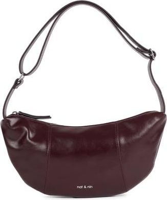 Nat & Nin Sac port&eacute; &eacute;paule Luce en cuir