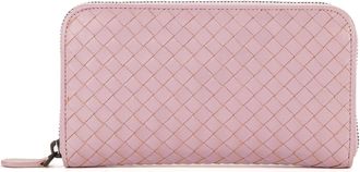 Bottega Veneta Portemonnaie - Zip-Around - Gr. unisize - in Gold - f&uuml;r Damen