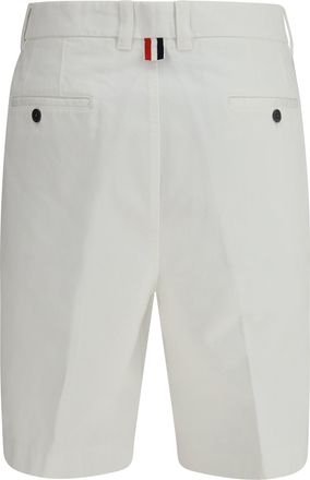 Thom Browne Typewriter Cloth Utility Chino Bermuda Shorts - White