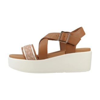 Geox D Xand 2.2S Wedge Sandal - - Shoes - Damen - Braun - 37 EU
