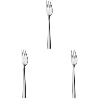 WMF Philadelphia Kuchengabel 15 cm, Cromargan Edelstahl poliert, gl&auml;nzend, sp&uuml;lmaschinengeeignet (Packung mit 3)
