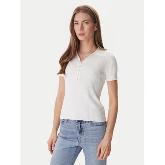 DKNY Poloshirt DJ6R0236 &Eacute;cru Regular Fit