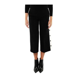 Twinset Damen, Hosen, Schwarzk, SGr&ouml;&szlig;e
