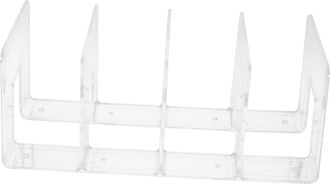 Pretyzoom Datei Organizer Schreibtisch 4-Fach Aktenhalter Transparentes Aufbewahrungsregal Multifunktional B&uuml;ro Dokumentenst&auml;nder Desktop