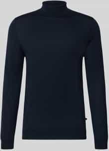 Matinique Slim Fit Rollkragenpullover aus reiner Baumwolle