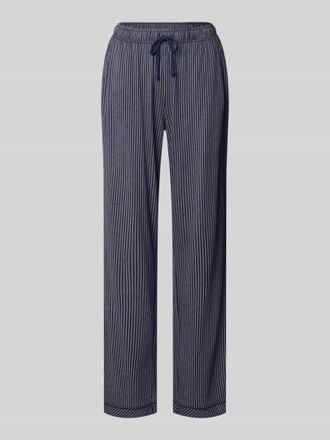 s.Oliver Red Label Regular Fit Pyjama-Hose aus Baumwoll-Viskose-Mix