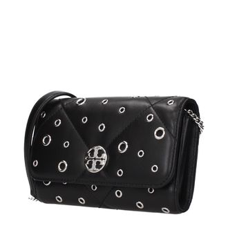 Tory Burch Leather Clutch - Black