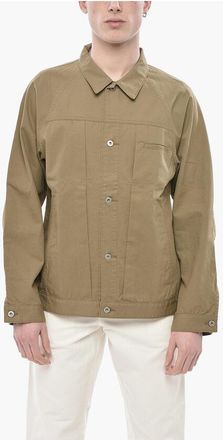 Nonnative Cotton Twill Overshirt With Logo Buttons size Xxl