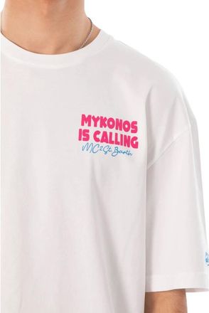 MC2 Saint Barth Homme, Maillots de bain, Blanc, Taille: L Delmar Relaxed Tee