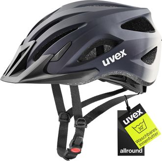 Uvex viva 3 - leichter Allround-Helm für Damen und Herren - individuelle Größenanpassung - waschbare Innenausstattung - deep space sand matt - 56-62 cm