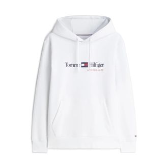 Tommy Hilfiger RWB Graphic Reg Fleece H - - Sweatshirts & Hoodies - Herren - Wei&szlig; - M