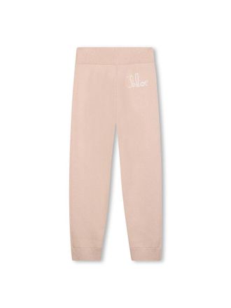 Chlo&eacute; Tricot Cotton-Wool Trousers - Beige