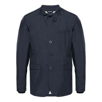 Herno Marineblaue- leichte Jacke - - Jackets - Herren - Blau - XL