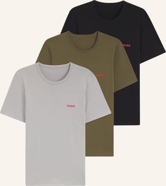 HUGO BOSS Hugo 3er-Pack T-Shirts T-Shirt Rn Triplet P Regular Fit weiss