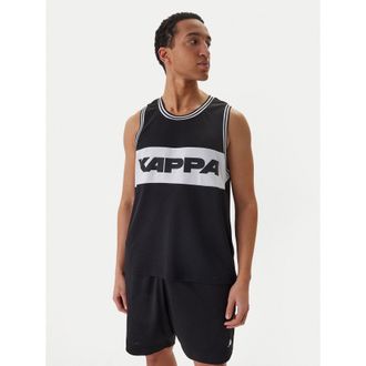 Kappa Tank-Top Authentic Sainos 382E2PW Schwarz Regular Fit