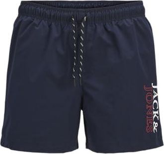 Jack & Jones Jack & Jones Jpstmaui Jjswim Double Logo AKM Sn pour Homme, Blazer Bleu Marine., XS