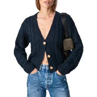 Pepe Jeans London Strickjacke - - Knitwear - Damen - Blau - L