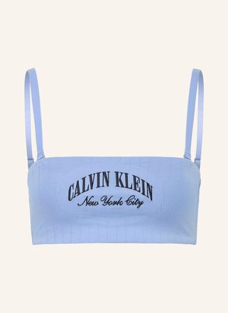 Calvin Klein Bandeau-Bh Heritage Classic Cotton Stretch blau