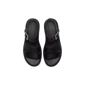 Timberland Leather Platform Sandals - Black