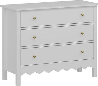 Vente-Unique Kommode 3 Schubladen - Wei&szlig; - ILIZANA