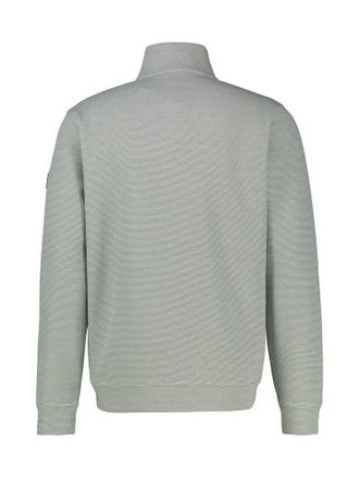 Lerros Sweatshirt Troyer in Sweatqualit&auml;t aus Strickmaterial