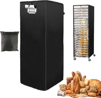 Generic Brotregal Abdeckung - Wasser- Und Staubschutz Mit Klarsichtfenster | Pfannengitter Abdeckung - für Haushaltsküchen, Herbst und Sommer, Innen- und Auße