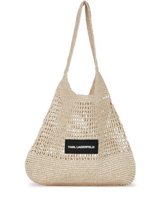 Karl Lagerfeld sac de plage K/Essential - Tons neutres
