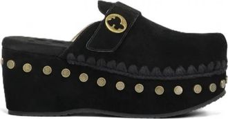 Mou Femme, Chaussures, Noir, Taille: 40 EU Sabot Mu.sw611001A
