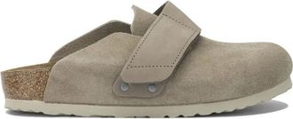 Birkenstock Sandalen - Closed-Toe Sandals With Adjustable Leather Strap - Gr. 36 (EU) - in Gr&uuml;n - f&uuml;r Damen