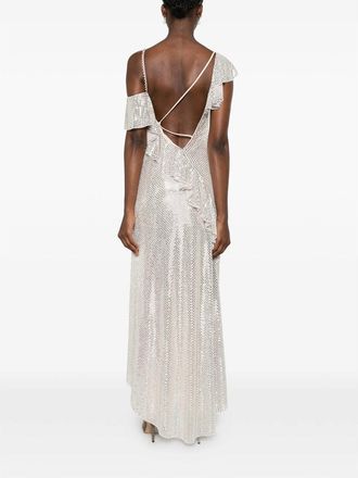 Self Portrait Champ Dress - Silver