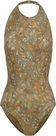 Cortana Femme, Maillots de bain, Jaune, Taille: 36 FR Ryo, maillot de bain imprim&eacute; pi&egrave;ge