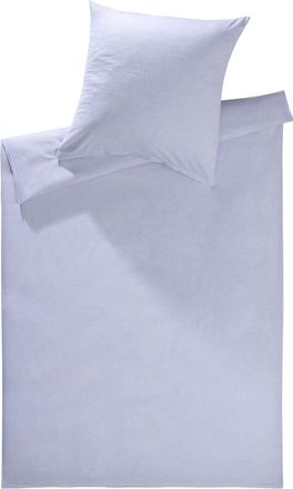 Lorena Feinflanell Bettw&auml;sche Uni/einfarbig Daphne 100% Baumwolle (wei&szlig;, Garnitur 135 x 200 cm + 80 x 80 cm)