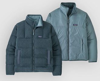 Patagonia Reversible Down Better Fleece Pullover summit blue