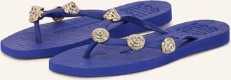 Sleepers Sleepers Flip-Flops Tapered Mit Schmucksteinen blau