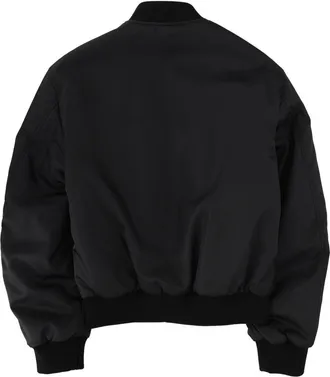 Versace Reversible Polyamide Bomber Jacket - Black