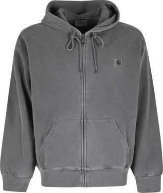 Carhartt Work in Progress Homme, Sweatshirts et sweats &agrave; capuche, Noir, Taille: S Hooded Nelson Jacket