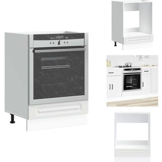 vidaXL Vidaxl - Armoire &agrave; four Kalmar blanc bois ding&eacute;nierie - Armoire De Four - Armoires De Four - Unit&eacute; De Four - Unit&eacute; De Four De Cuisine