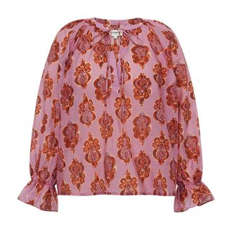 Lollys Laundry Damen, Blusen & Hemden, Rosa, 2XLGr&ouml;&szlig;e